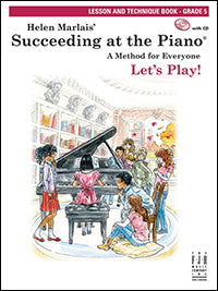 Succeeding at the Piano Lesson and Technique Book- Grade 5 - Helen Marlais